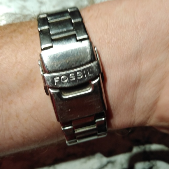Fossil | Accessories | Vintage Mens Fossil Blue Watch | Poshmark